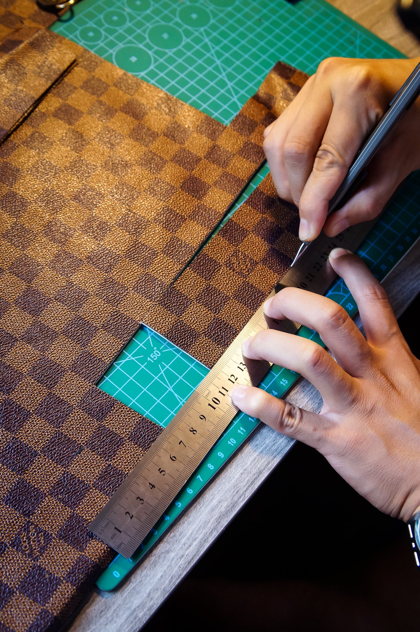 Upcycled Watch Band from authentic Louis Vuitton LV, Gucci, MCM bags ...