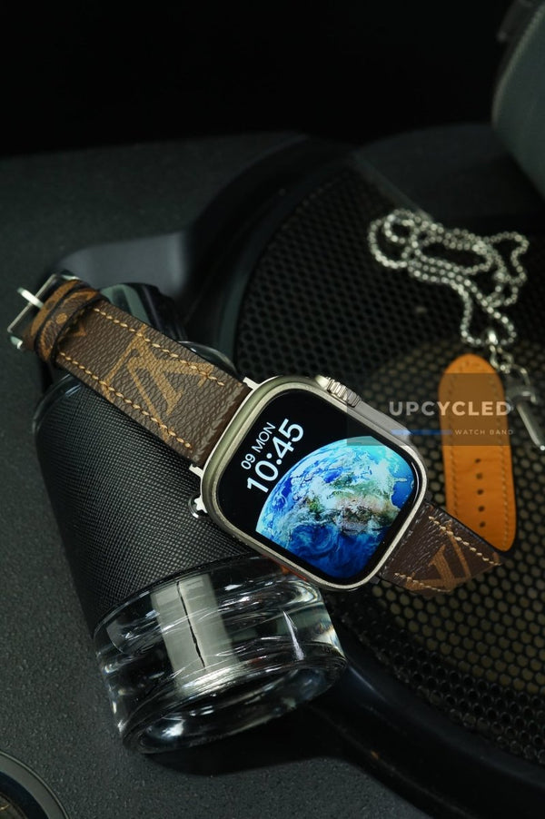 Upcycled LV Louis Vuitton Monogram Apple Watch Band – upcycledwatchband