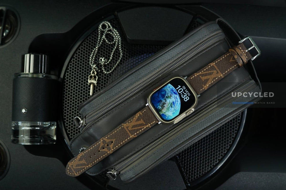 Upcycled LV Louis Vuitton Monogram Apple Watch Band – upcycledwatchband
